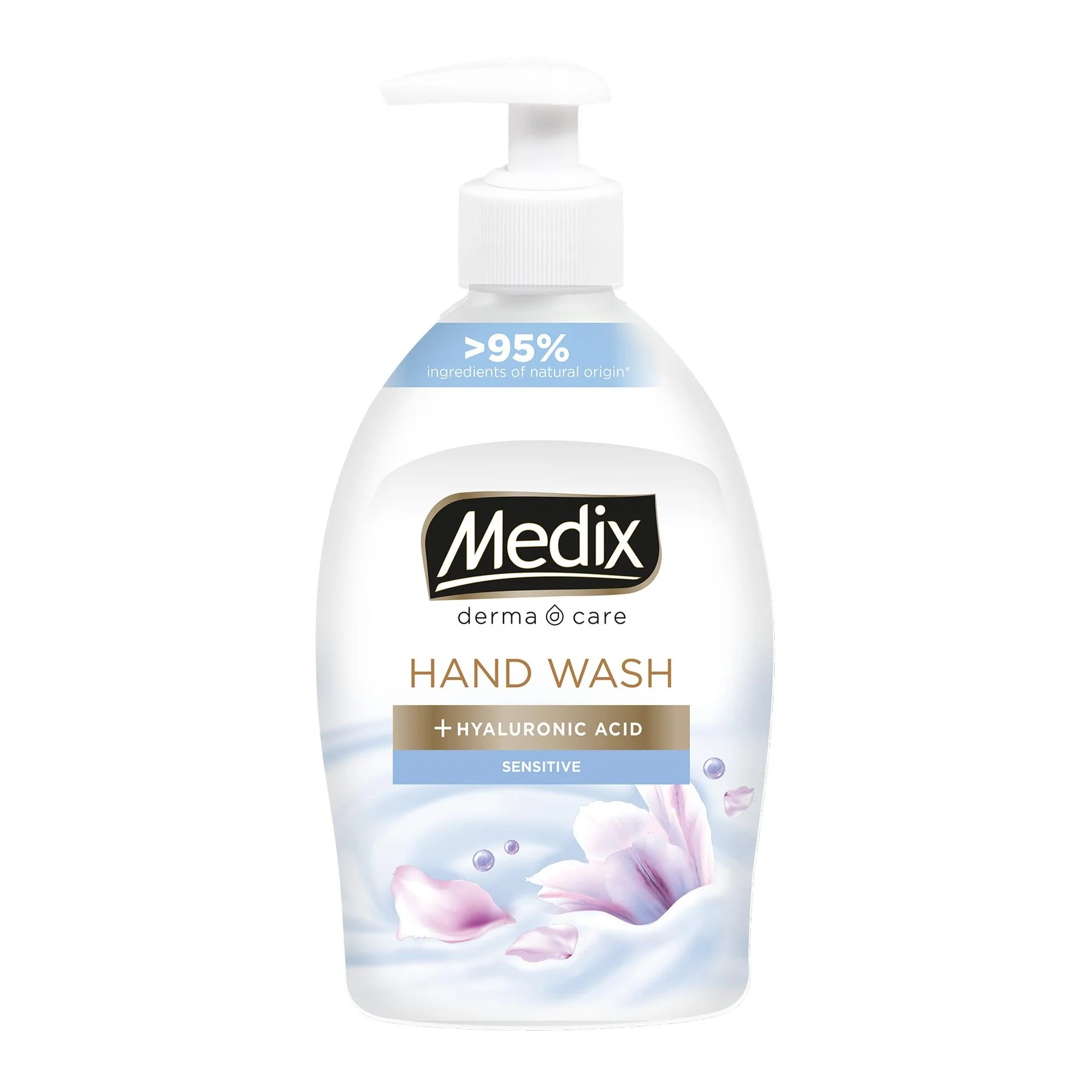 Medix Течен сапун Cream Collection Sensitive, с помпа, 400 ml, бял ...