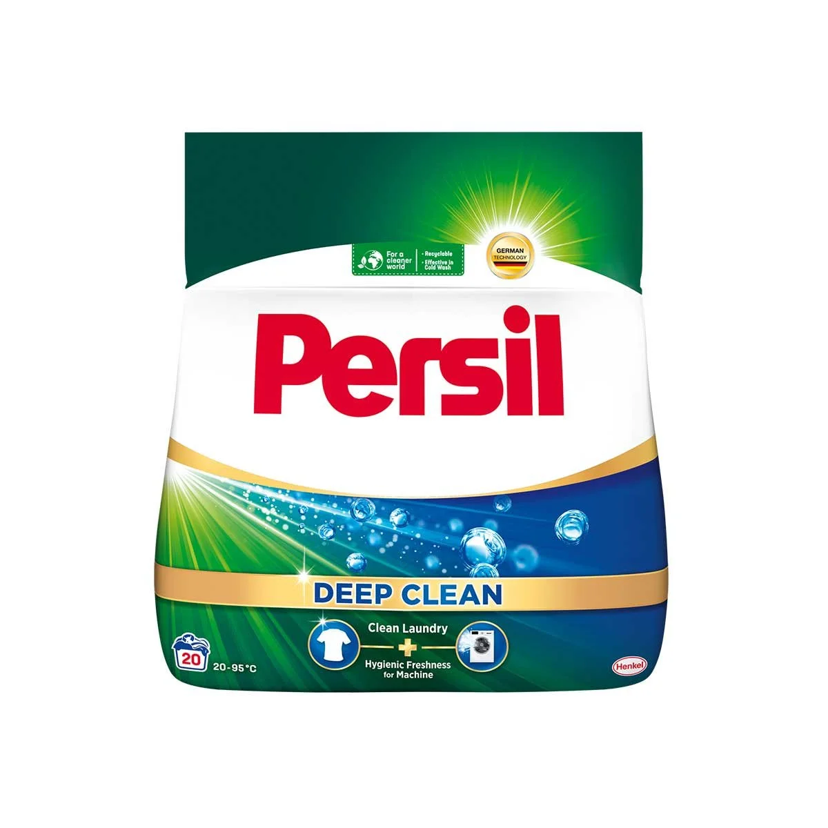 Persil Перилен препарат Universal, прах, за бяло пране, 1.1 kg, за 20 ...