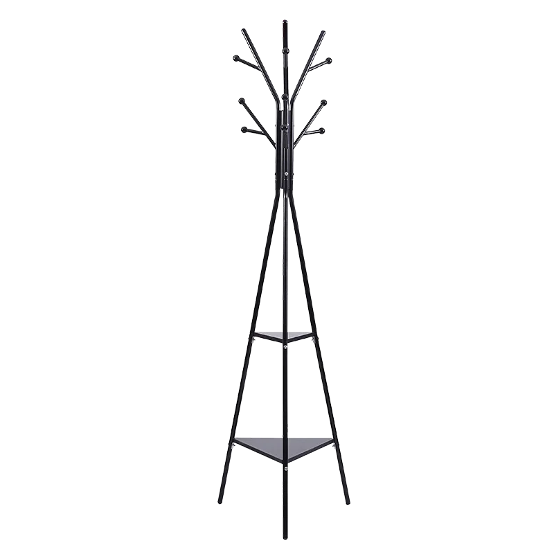 Закачалка за дрехи LINDOME - черна | Smartoffice.bg