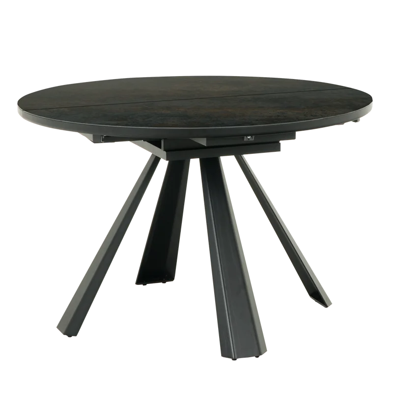 Разтегателна трапезна маса DOMINIK - черна | Smartoffice.bg